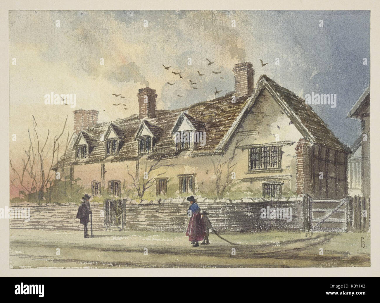 Paul Braddon Haunts of Shakespeare, no. 3 Stock Photo - Alamy