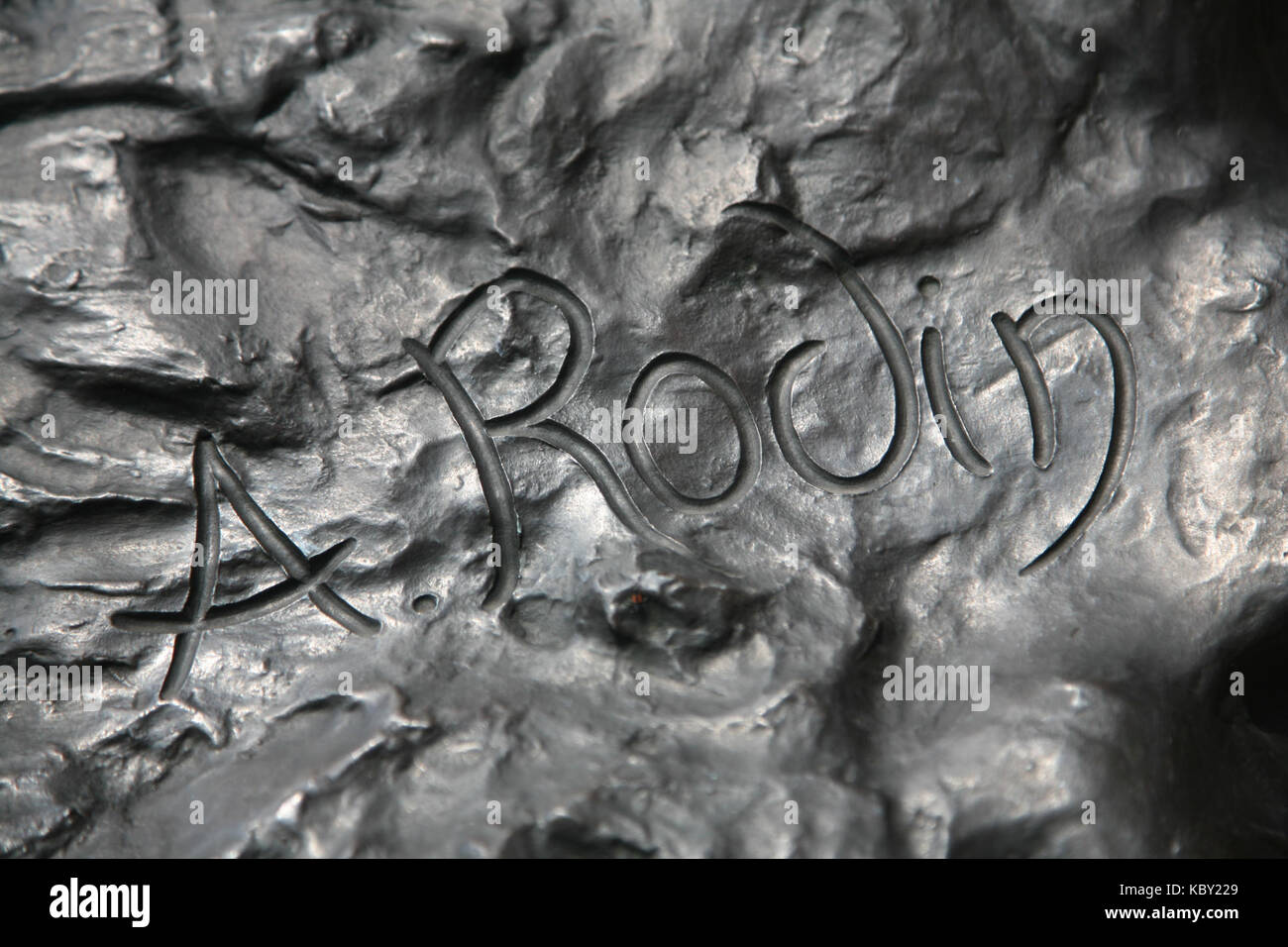 Auguste Rodin signature Stock Photo - Alamy