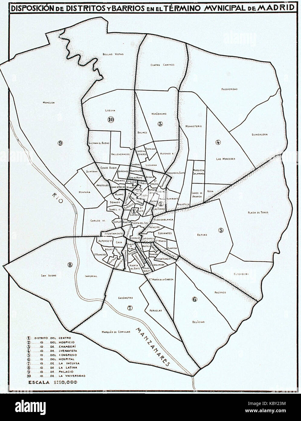 Distritos de madrid hi-res stock photography and images - Alamy
