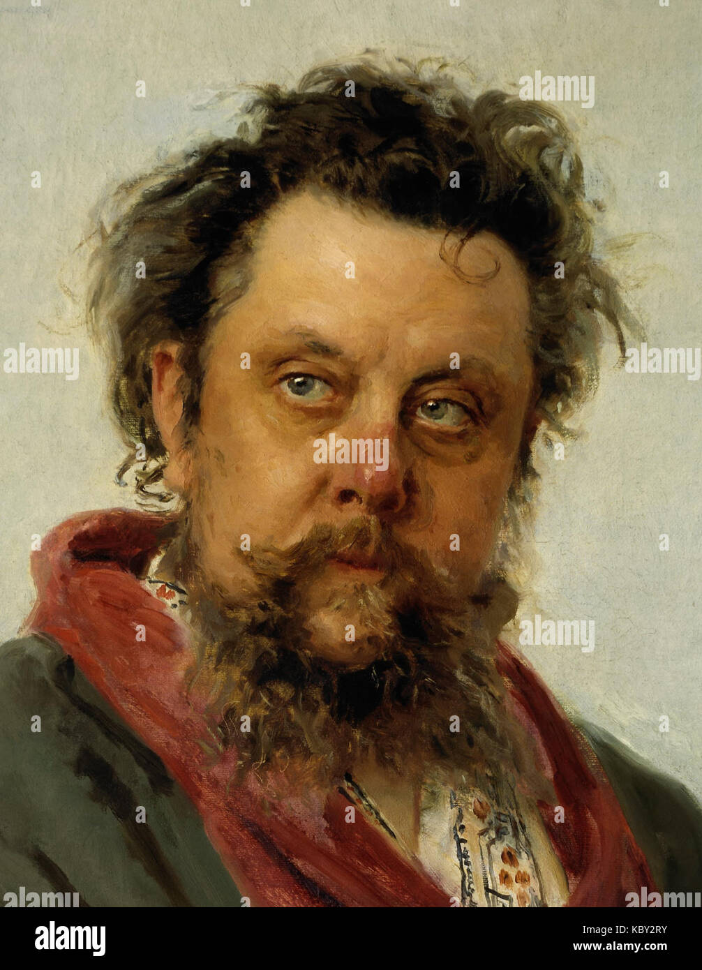 Ilya repin portrait composer mussorgsky hi-res stock photography and ...