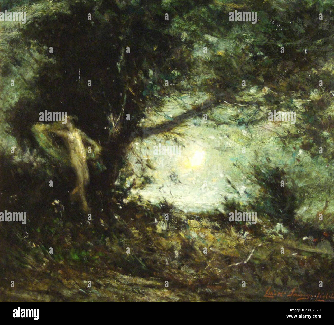 Elliott Daingerfield Wood Sprite (1920 Stock Photo - Alamy