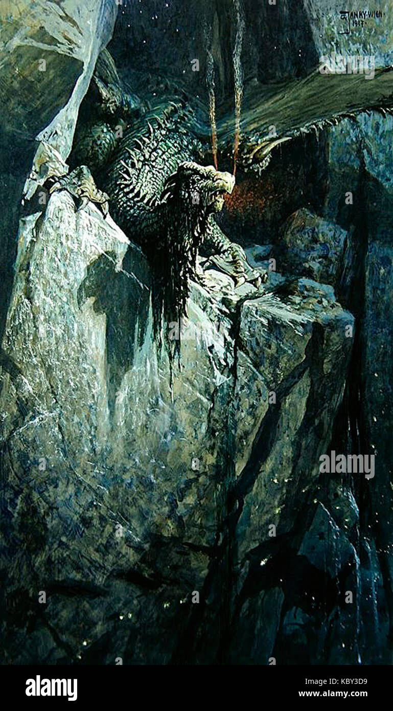 Georg Janny The Dragon's Cave 1917 Stock Photo - Alamy