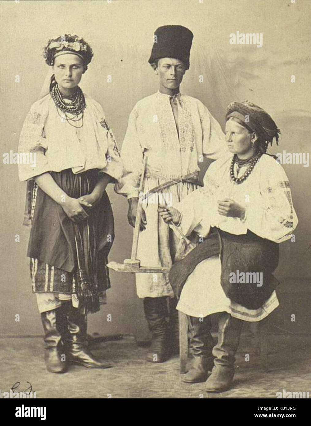 Dudin Ukrainians from Poltava region Stock Photo - Alamy