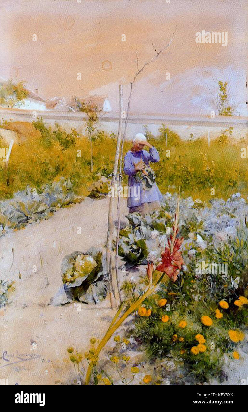 Carl Larsson was a Swedish artist known for his watercolor paintings ...
