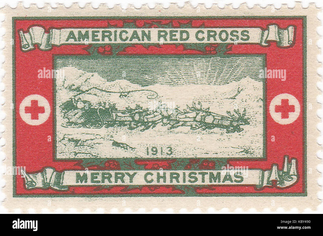 Us postage stamp christmas christmas hi-res stock photography and ...