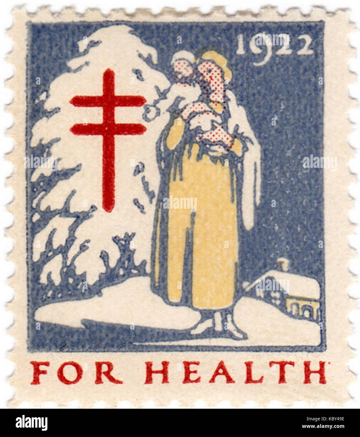 1922 US Christmas Seal Stock Photo - Alamy