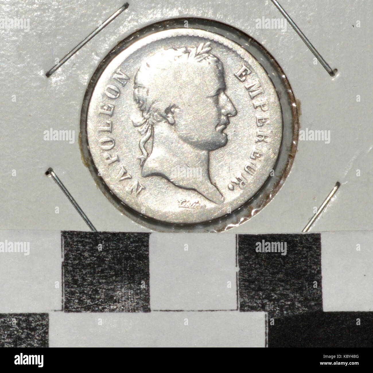 1810 One Franc Coin Stock Photo - Alamy