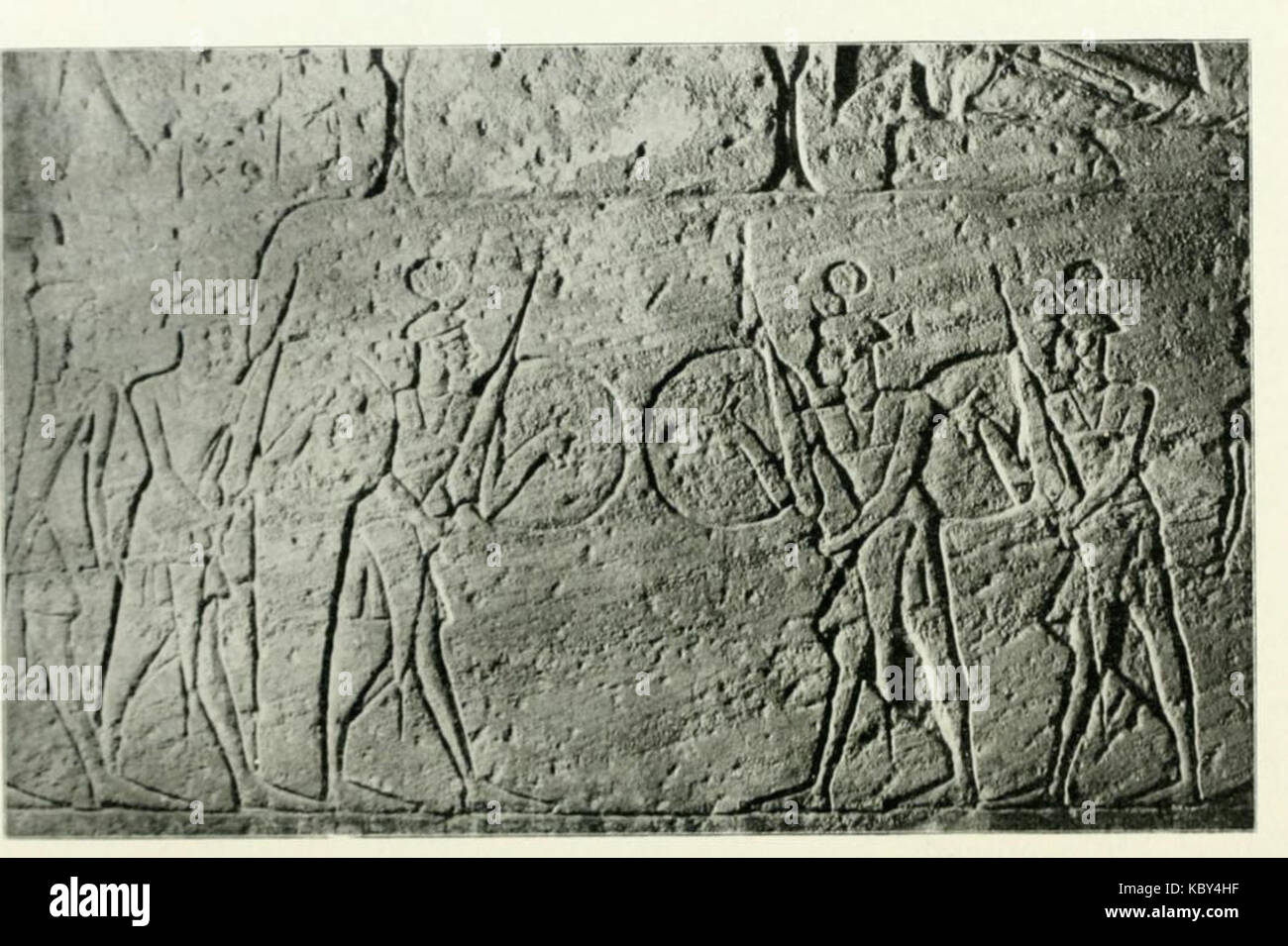 Relief Sherden Breasted Stock Photo - Alamy