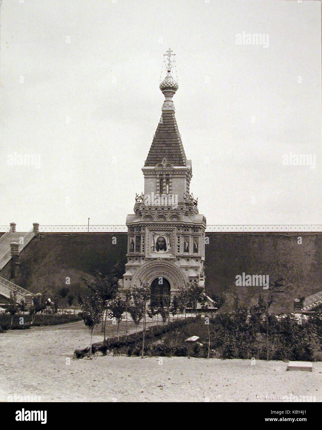 Chapel of the Holy Face of Our Saviour in Borki Stock Photo - Alamy