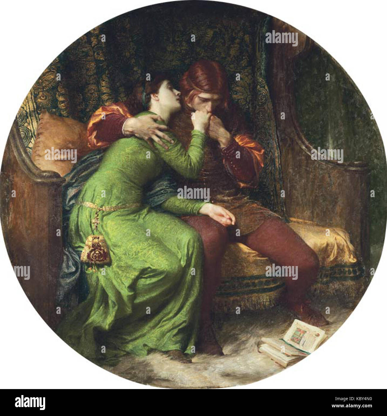 Frank Dicksee Paolo and Francesca Stock Photo - Alamy