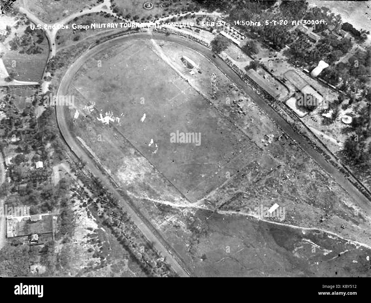 6th Aero Squadron over Fort Shafter 3 Stock Photo - Alamy