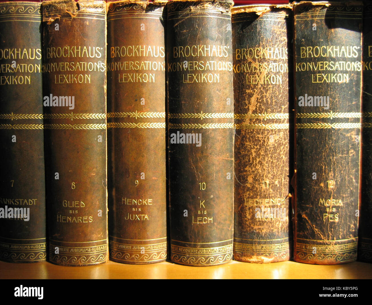 An entry from the Brockhaus Lexikon, a famous German encyclopedic ...
