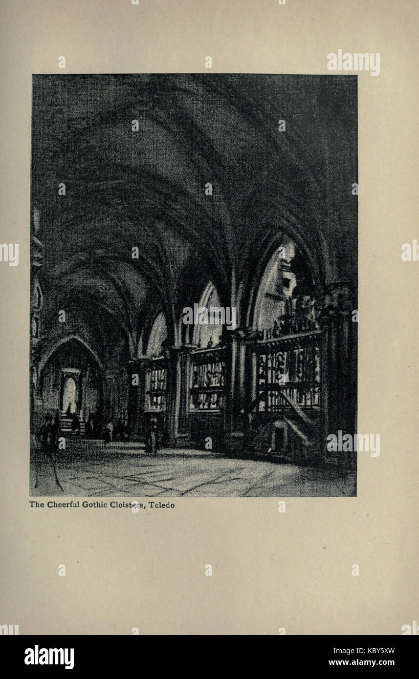 An illustration from the book 'Castilian Days' (1903), depicting a ...