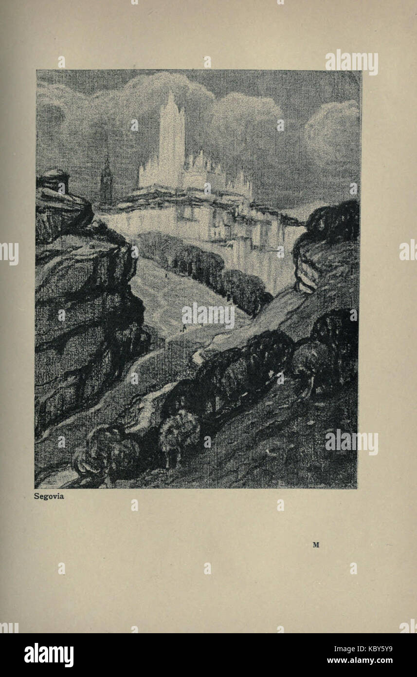 This illustration, from the 1903 edition of *Castilian Days*, depicts ...