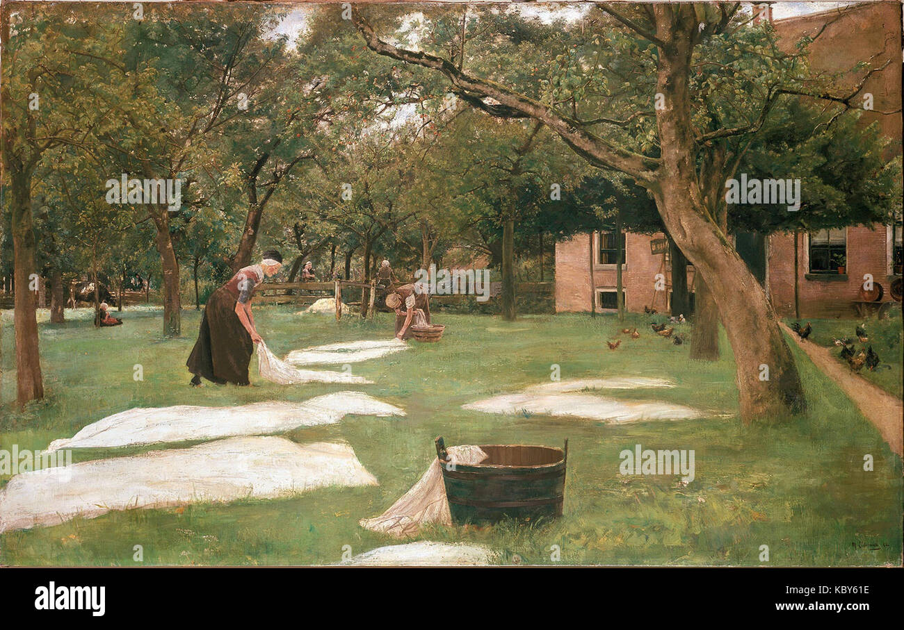 Max Liebermann Die Rasenbleiche Wallraf Richartz Museum Stock Photo - Alamy