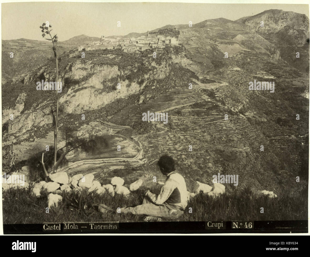 Taormina map hi-res stock photography and images - Alamy