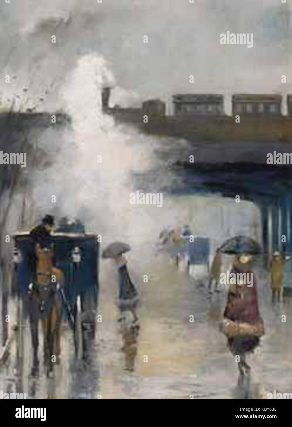 Lesser Ury Alexanderplatz Stock Photo - Alamy