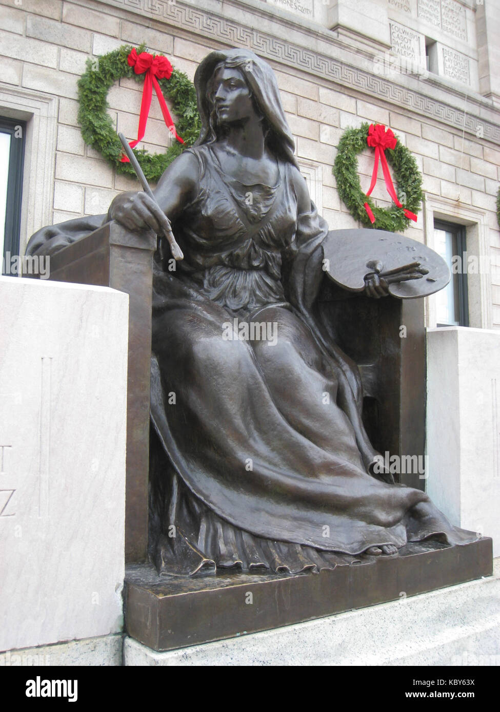 Art Bela Pratt, Boston Public Library Stock Photo - Alamy