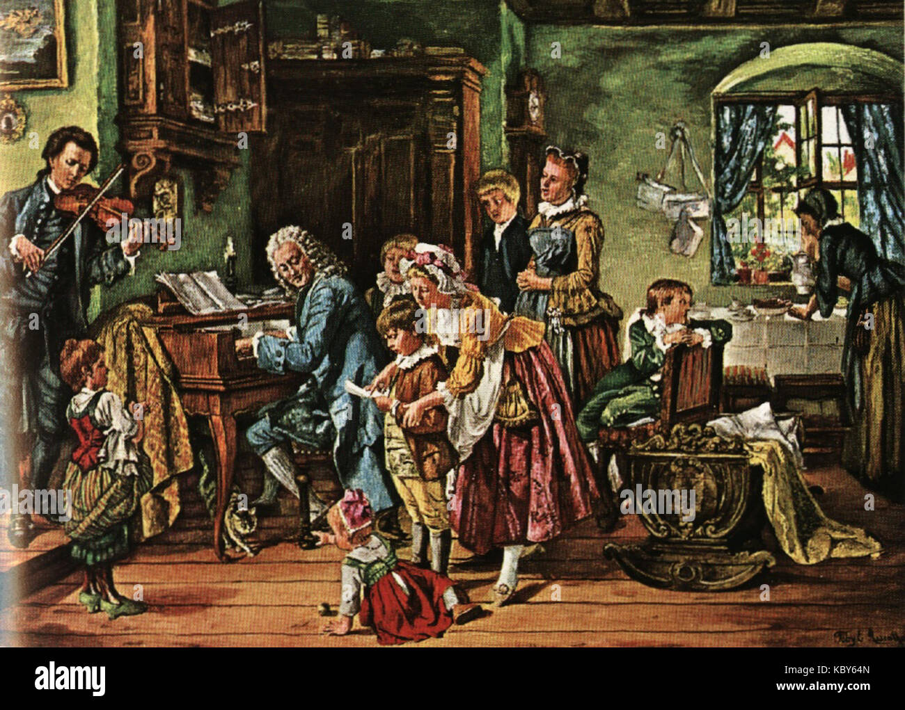 Bach family hi-res stock photography and images - Alamy