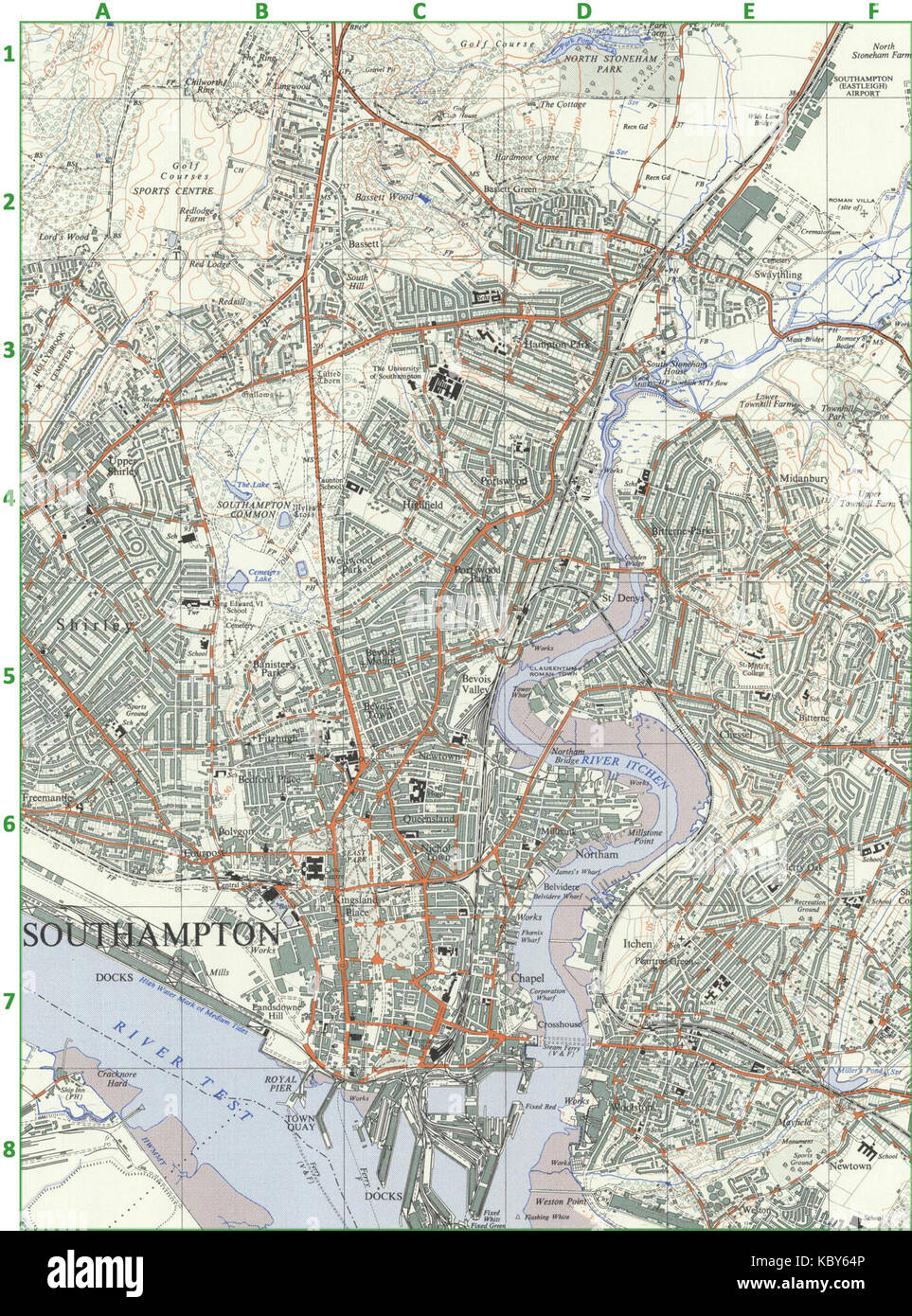 Old os map hi-res stock photography and images - Alamy