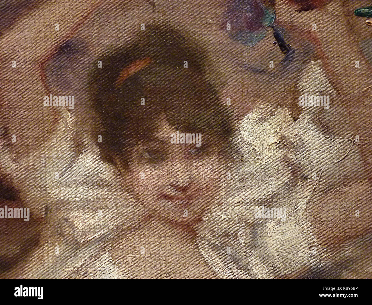 This detail from Adolphe Willette's 1884 work 'Parce Domine' highlights ...