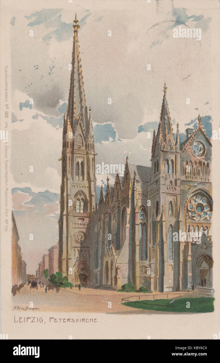 Peterskirche Leipzig Diemer Stock Photo - Alamy