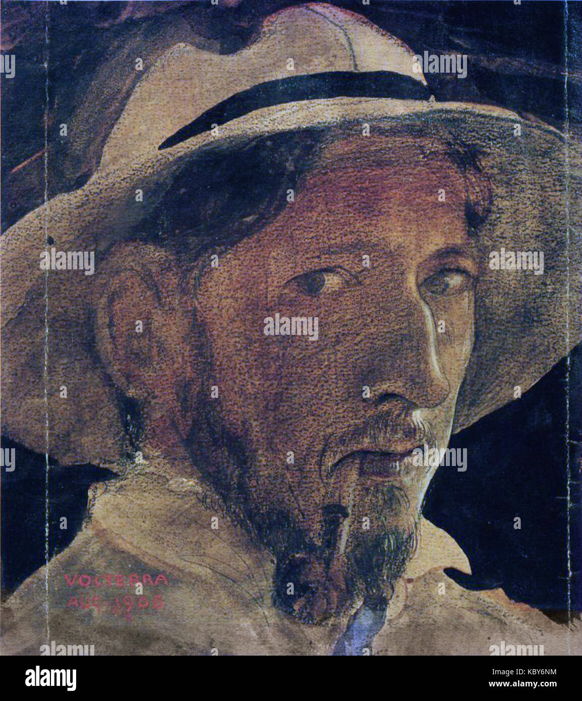 John Bauer self portrait 1908 Stock Photo - Alamy