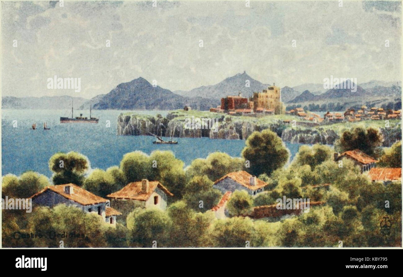 Map of castro urdiales hi-res stock photography and images - Alamy