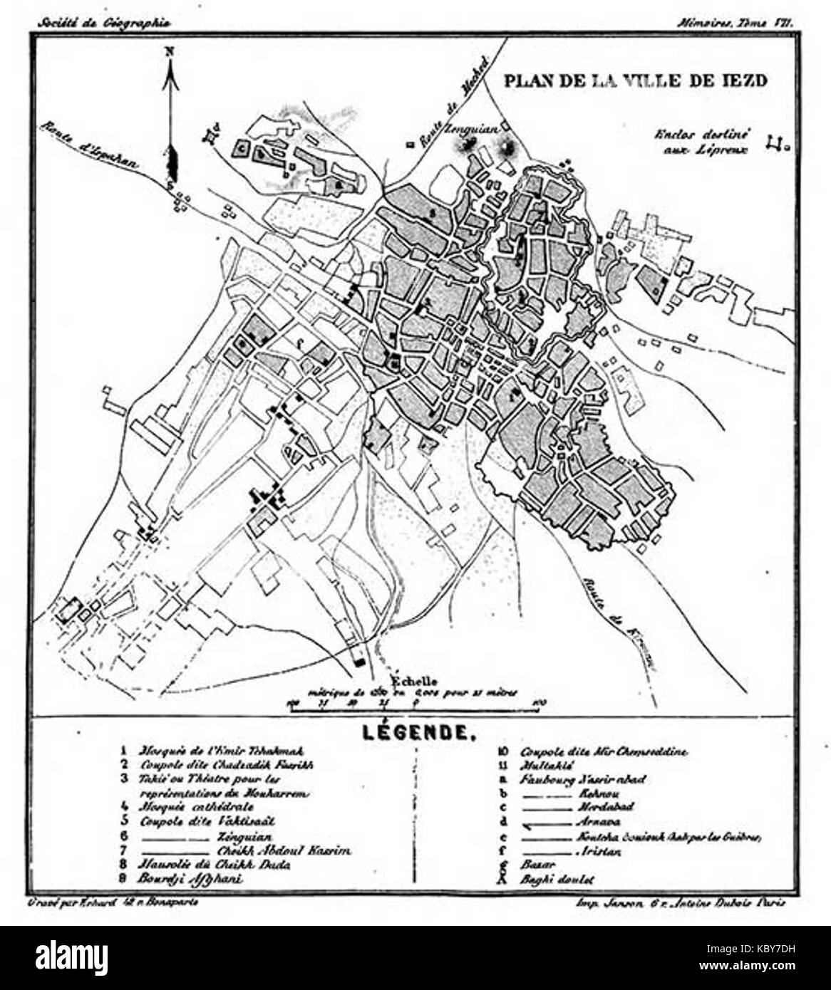 Yazd map hi-res stock photography and images - Alamy