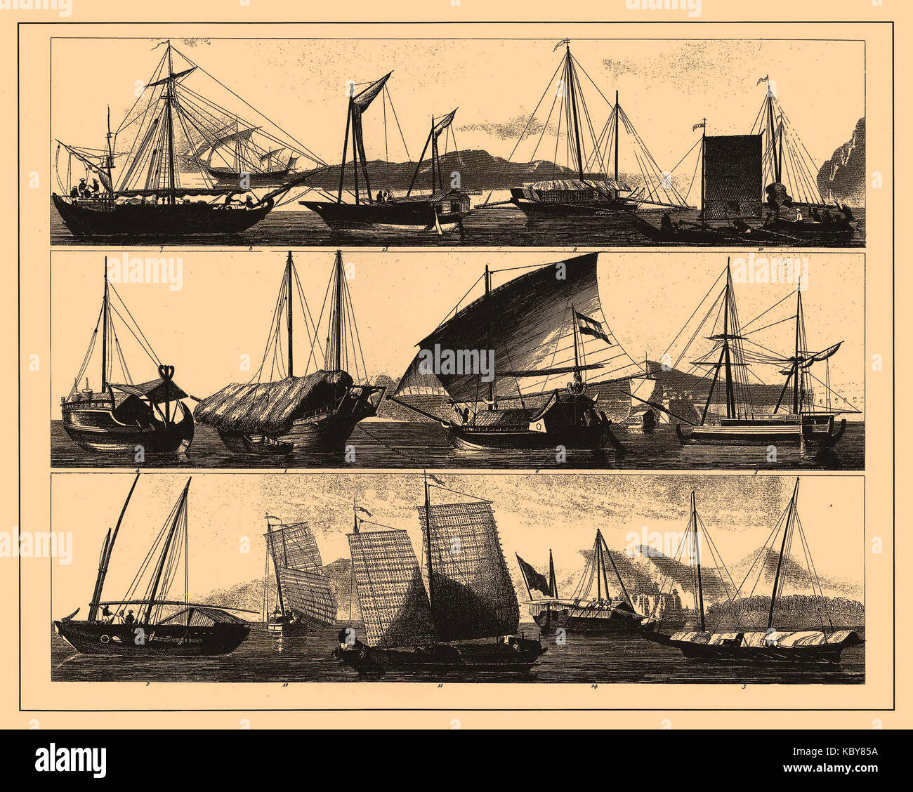 Iconographic Encyclopedia of Science, Literature and Art 371 Stock ...