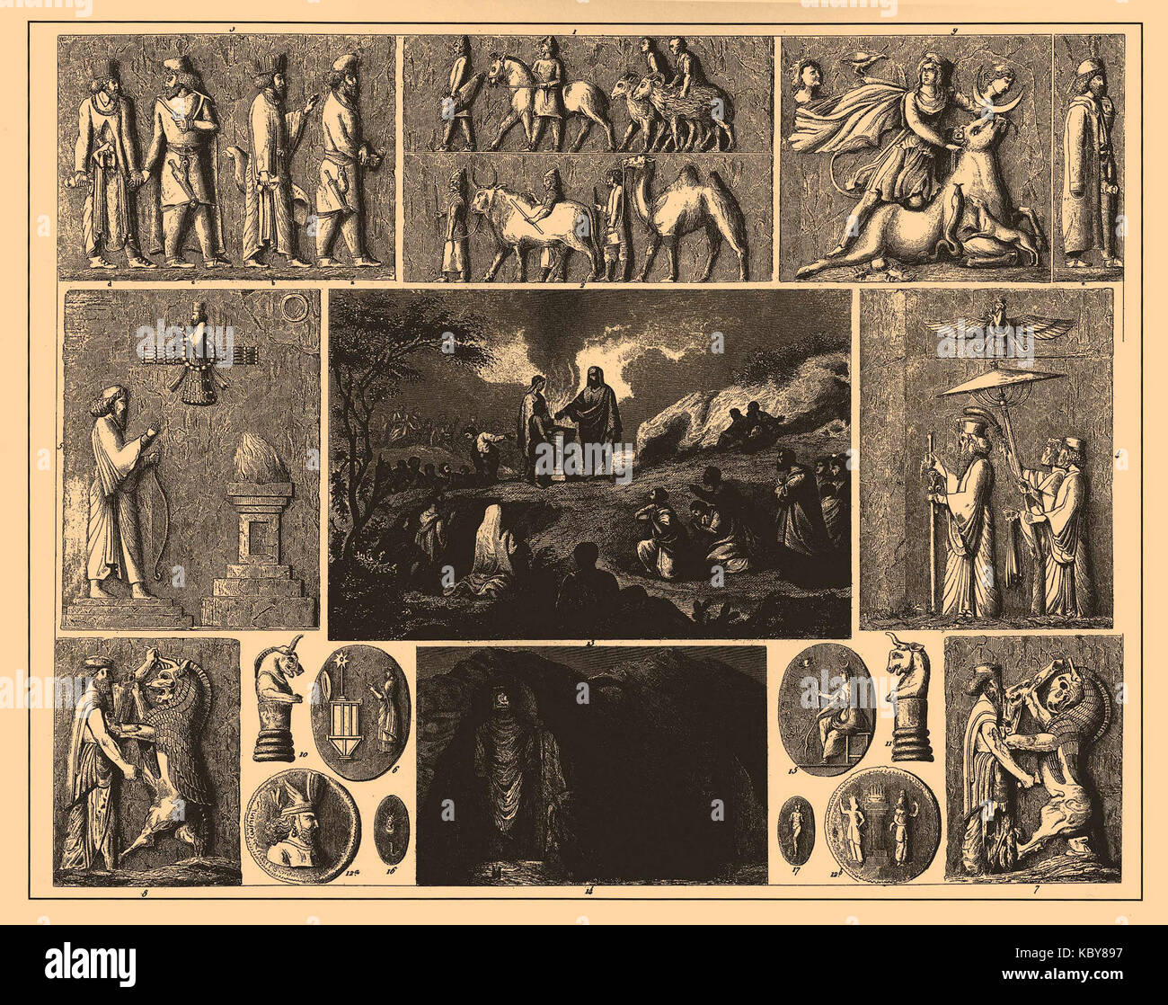 Iconographic Encyclopedia of Science, Literature and Art 478 Stock ...