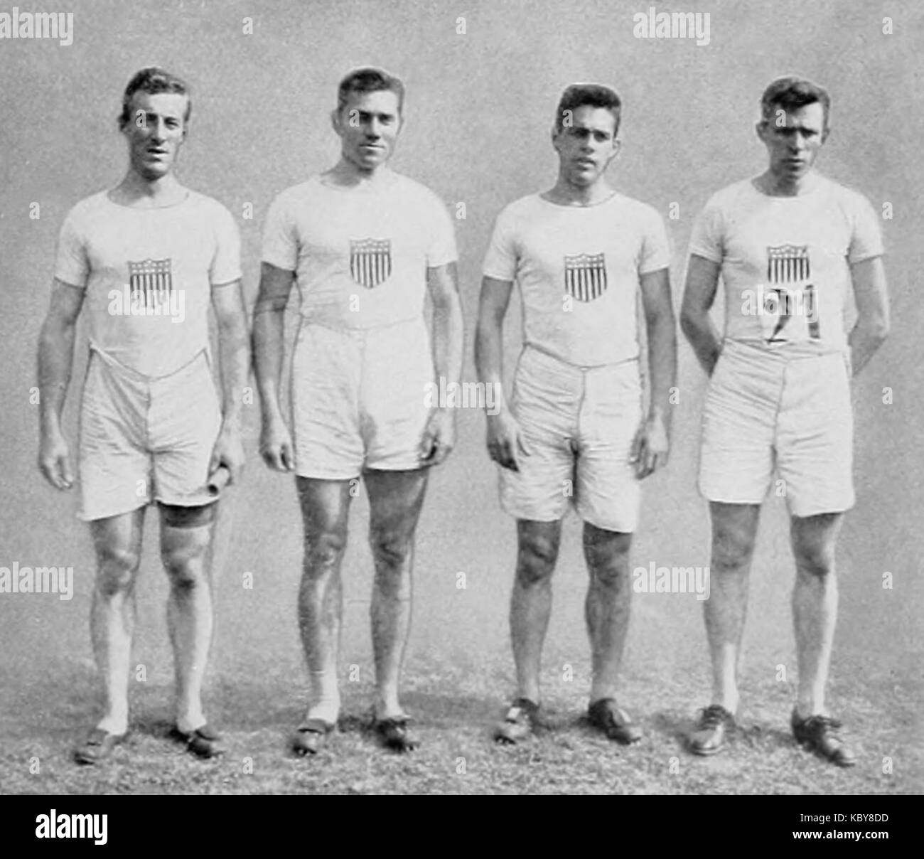 1912 US relay team Stock Photo - Alamy