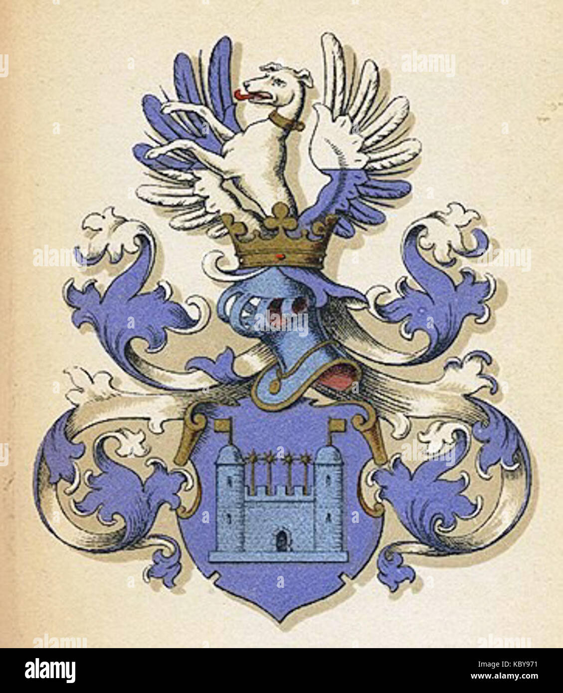 Von Krogh Wappen Stock Photo - Alamy