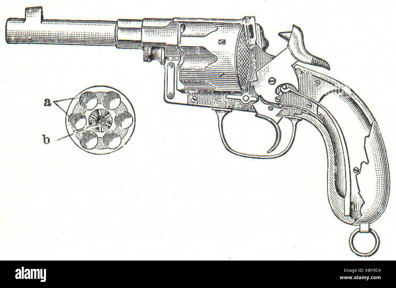 Photo with revolver photo Cut Out Stock Images & Pictures - Alamy