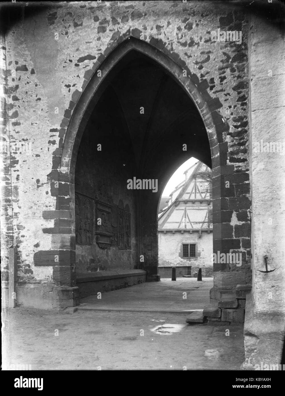Leonberg Stadtkirche C S Langbein HStAS J 317 Nr 1 Bild 5 Stock Photo ...