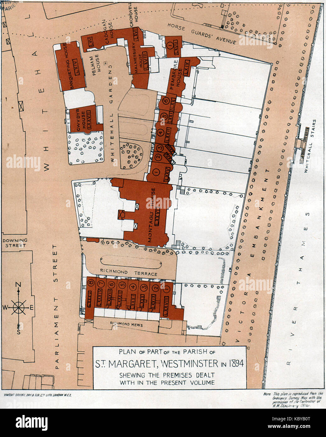 19th century london map hi-res stock photography and images - Alamy
