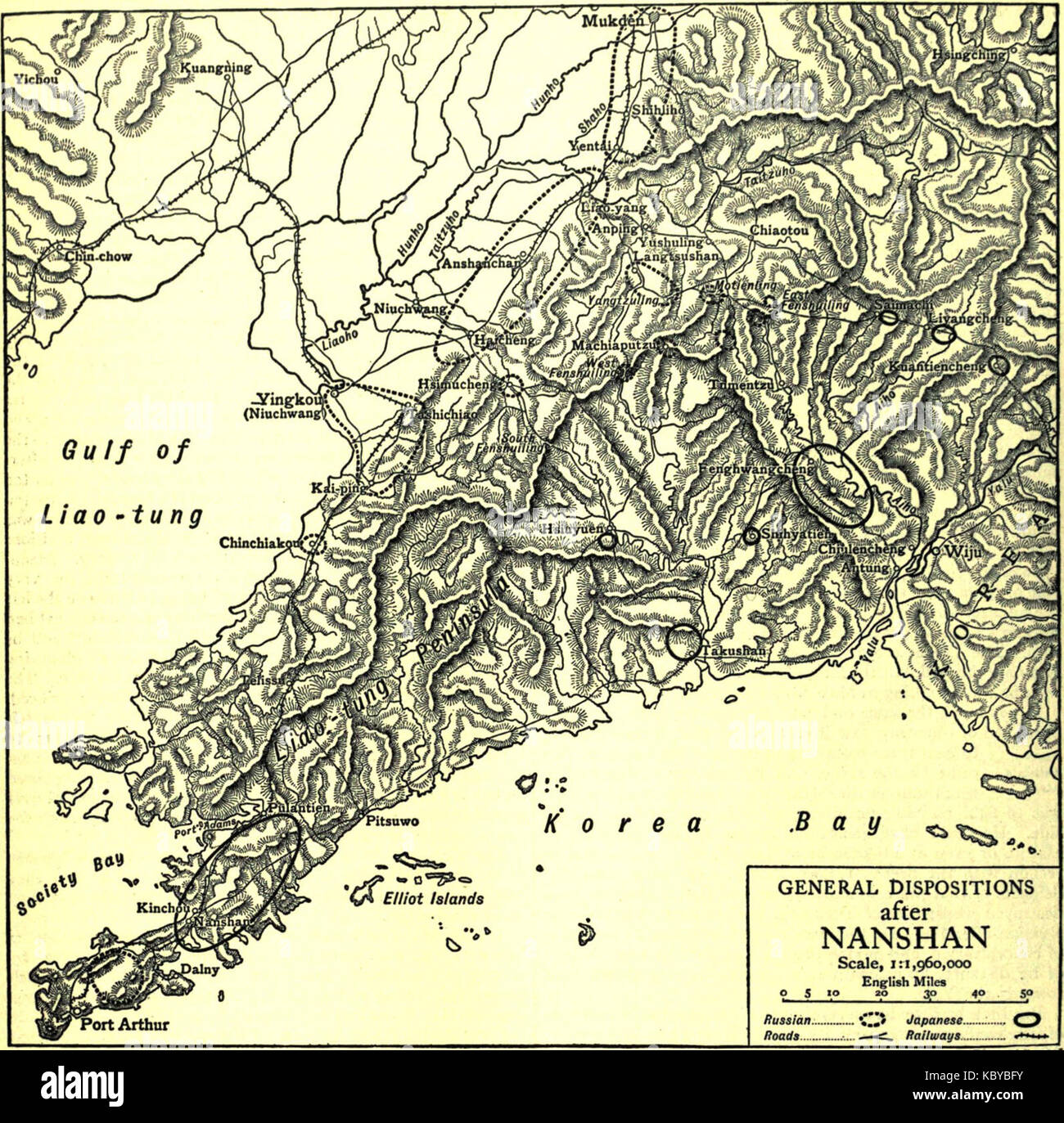 Russo Japanese War Map
