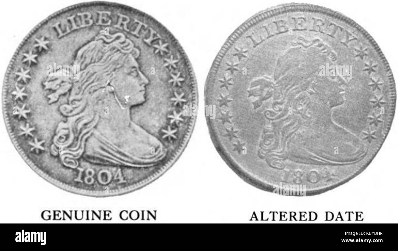 American coin 1804 hi-res stock photography and images - Alamy