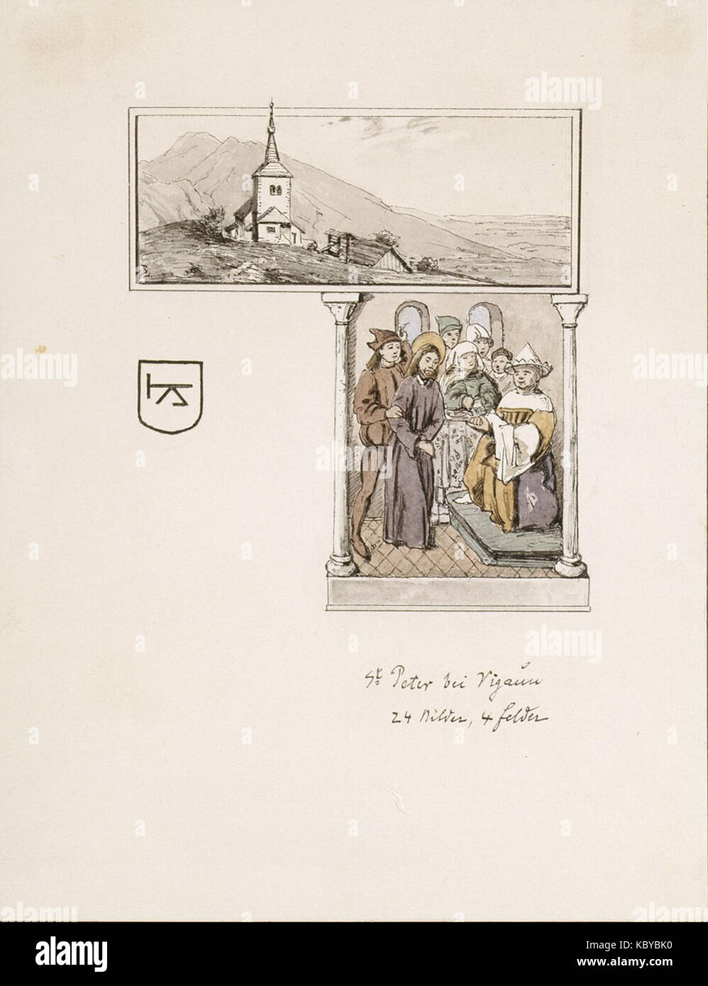 Ladislav Benesch Sv. Peter nad Begunjami Stock Photo - Alamy