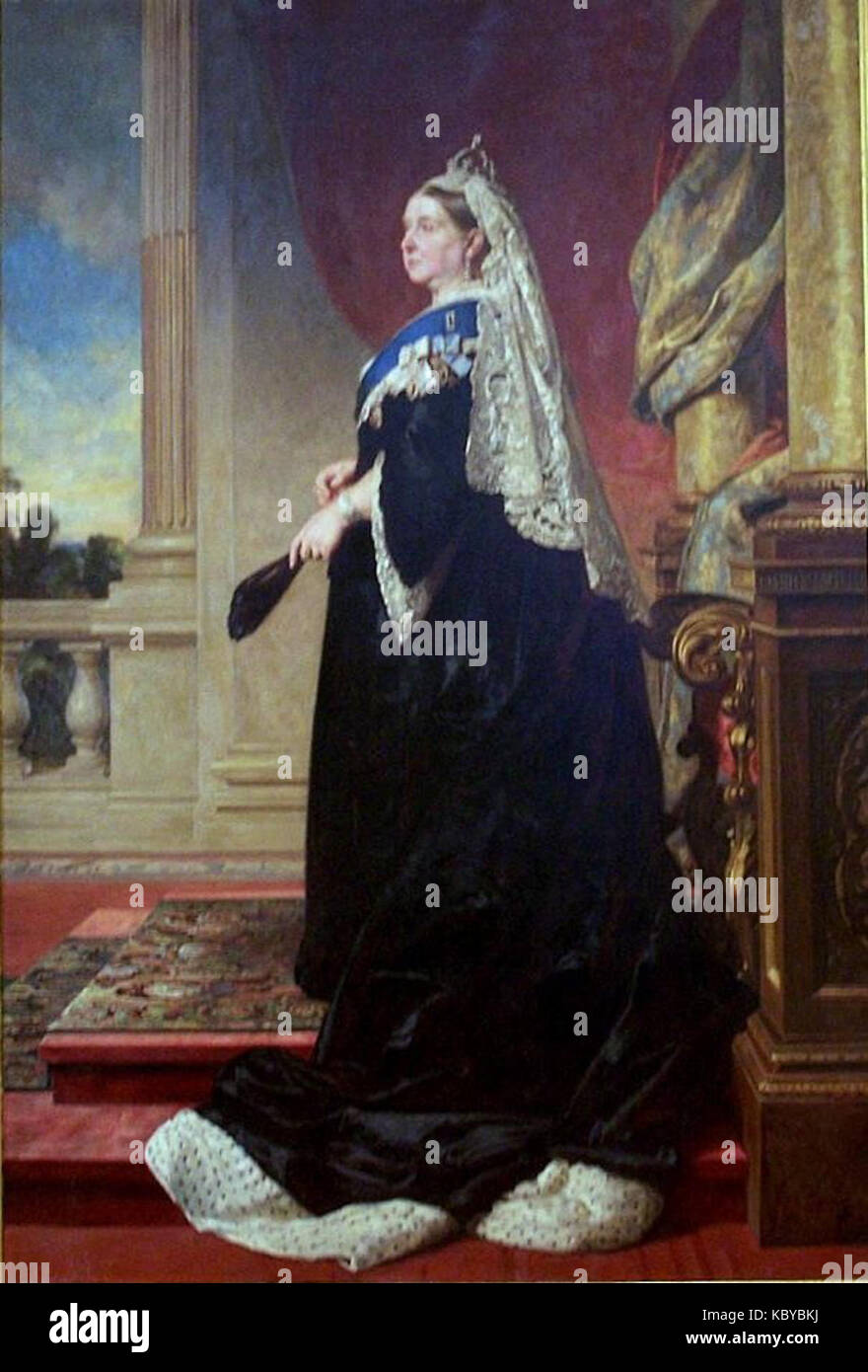 Queen Victoria VRI Stock Photo - Alamy