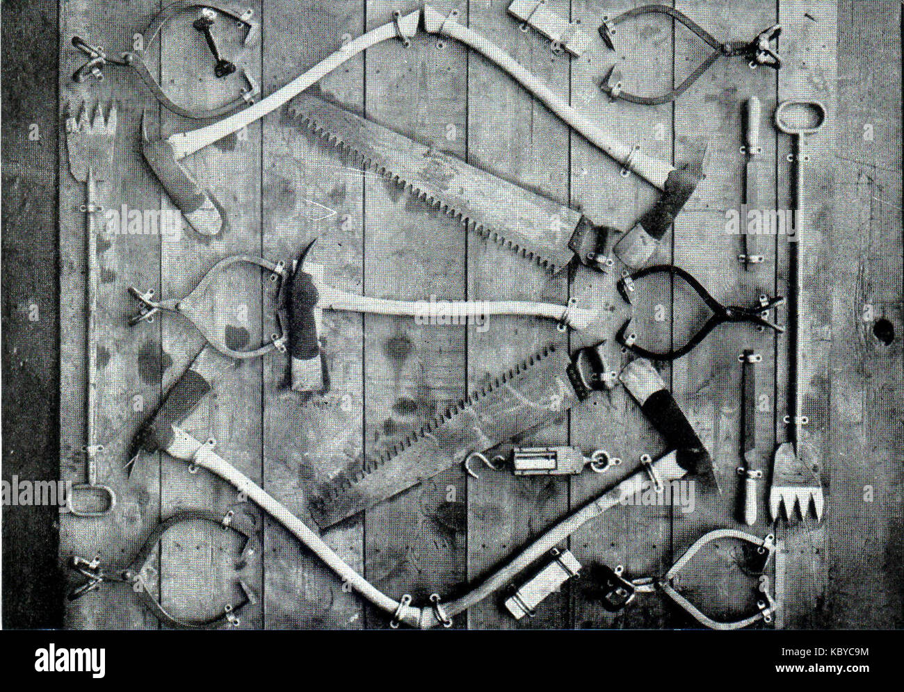 NSRW Ice Harvesting tools Stock Photo - Alamy