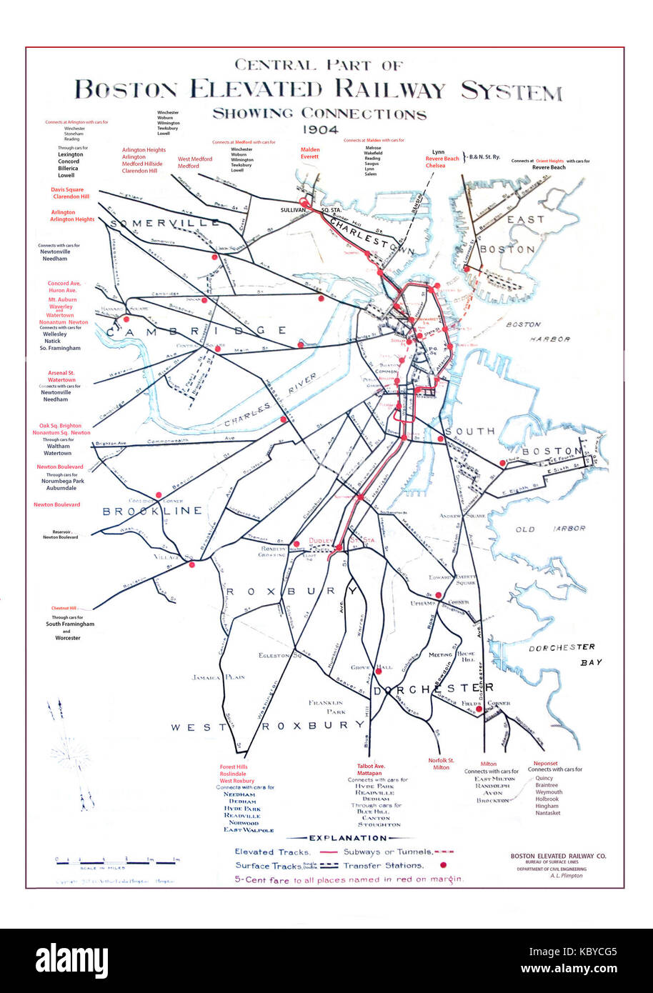 Early train system Cut Out Stock Images & Pictures - Alamy