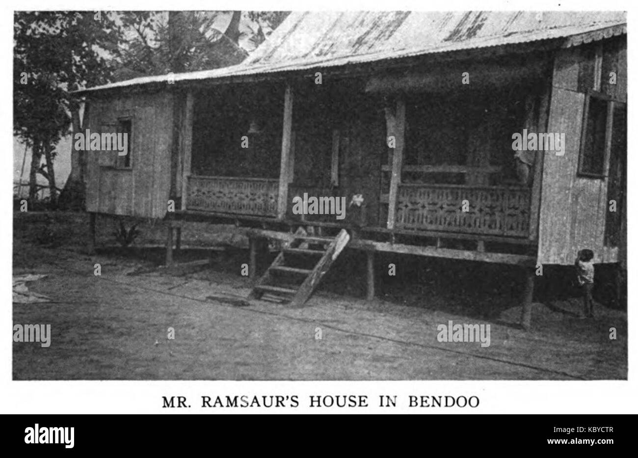 (1921) Cape Mount Mission, Bendoo Mission House Stock Photo - Alamy