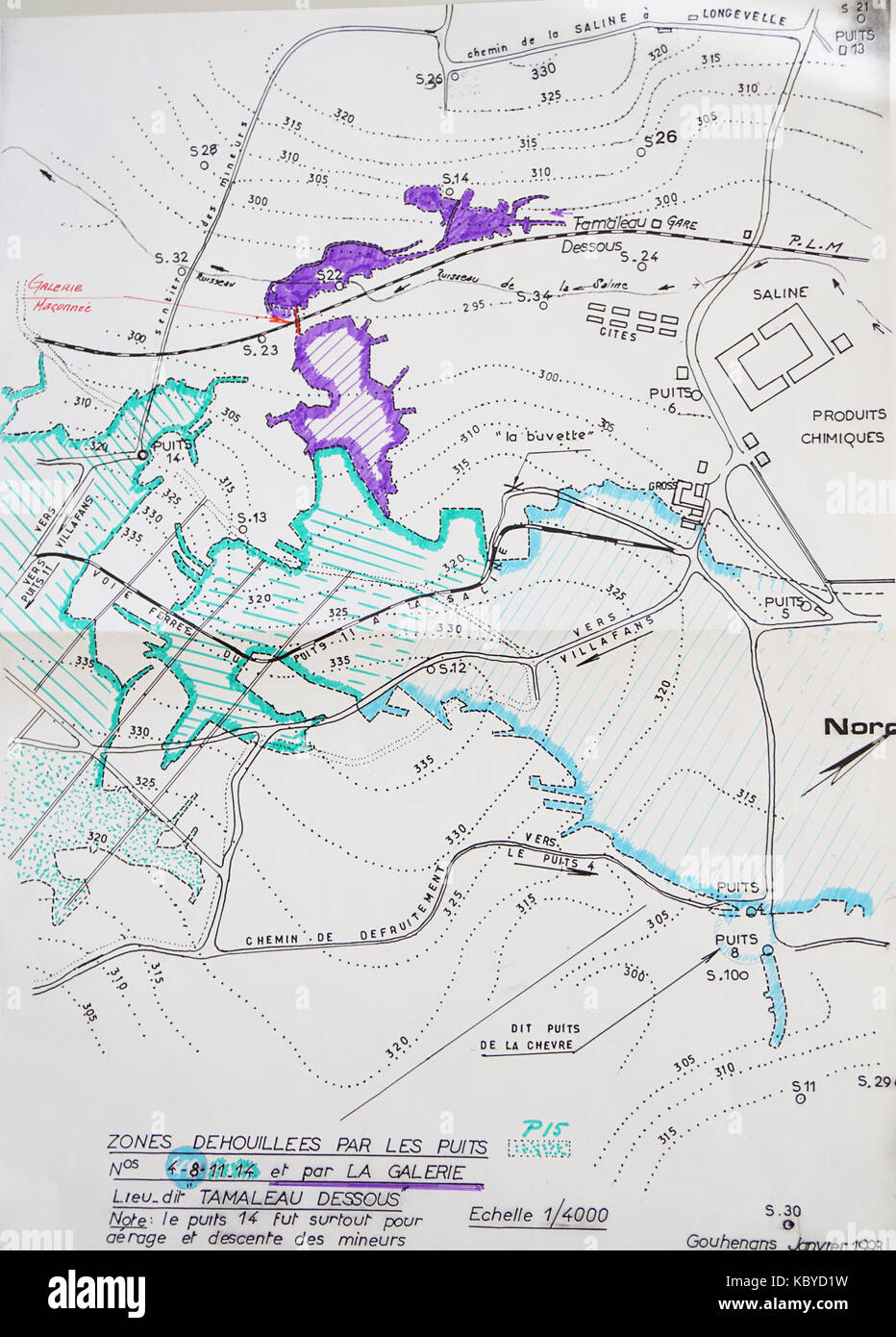 Plan concession Gouhenans 03 Stock Photo - Alamy