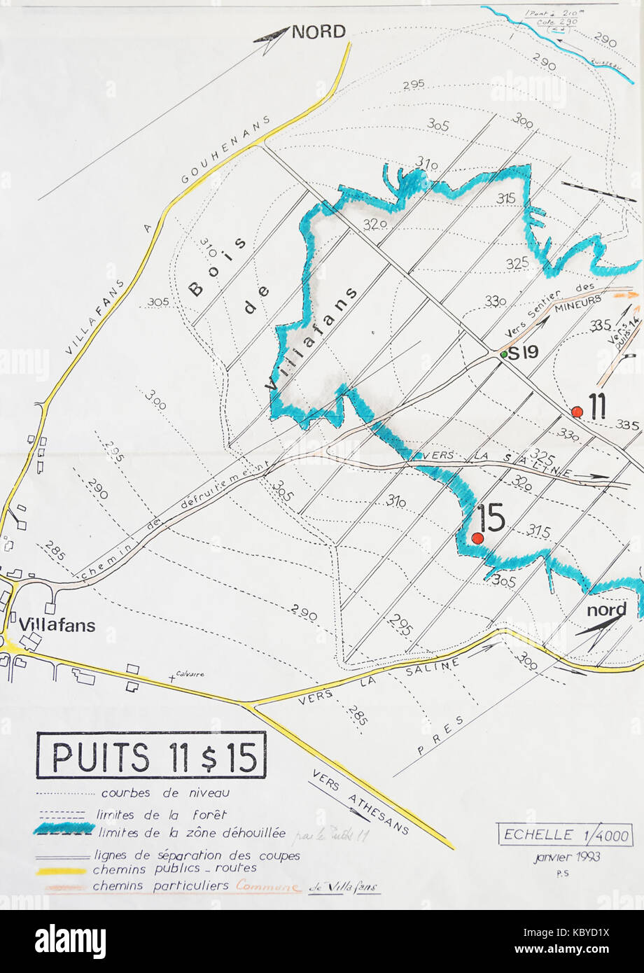 Plan concession Gouhenans 02 Stock Photo - Alamy