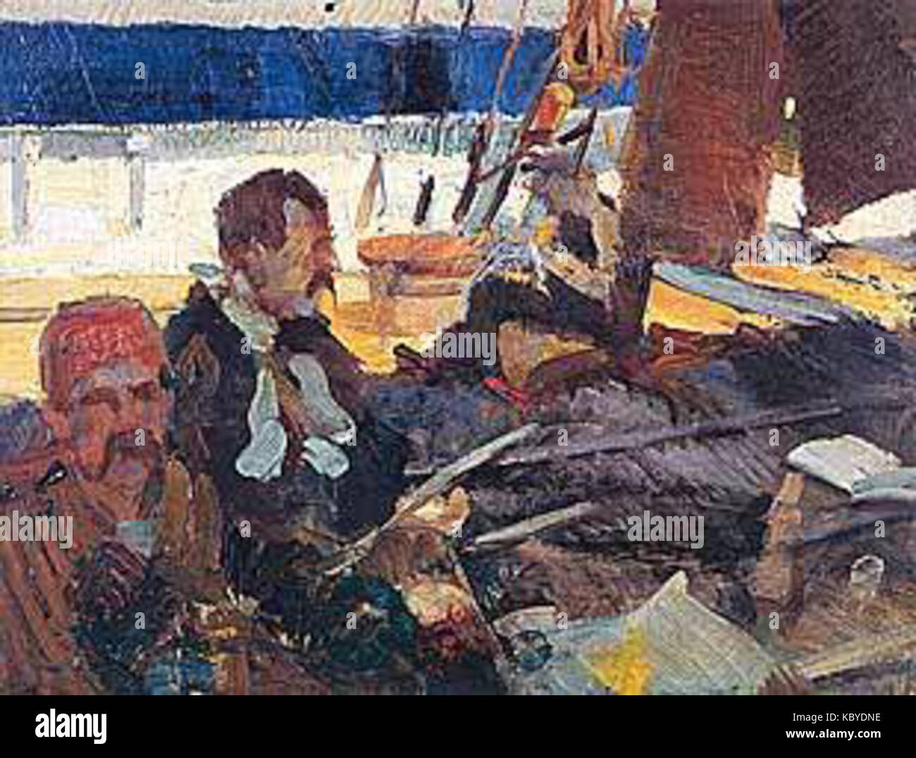 Ismail Men on Deck Stock Photo - Alamy