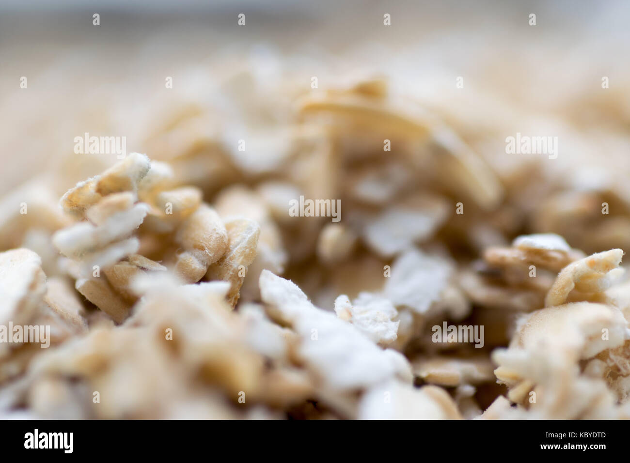 Oatmeal grains Detail Stock Photo - Alamy