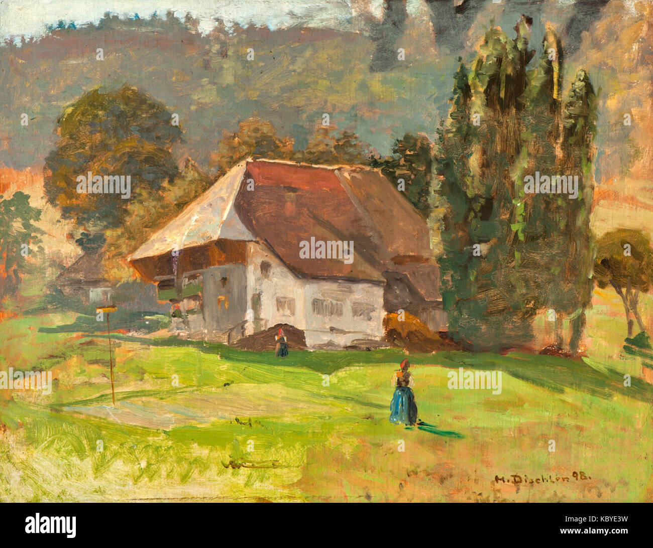 Hermann Dischler Littenweiler 1898 Stock Photo - Alamy