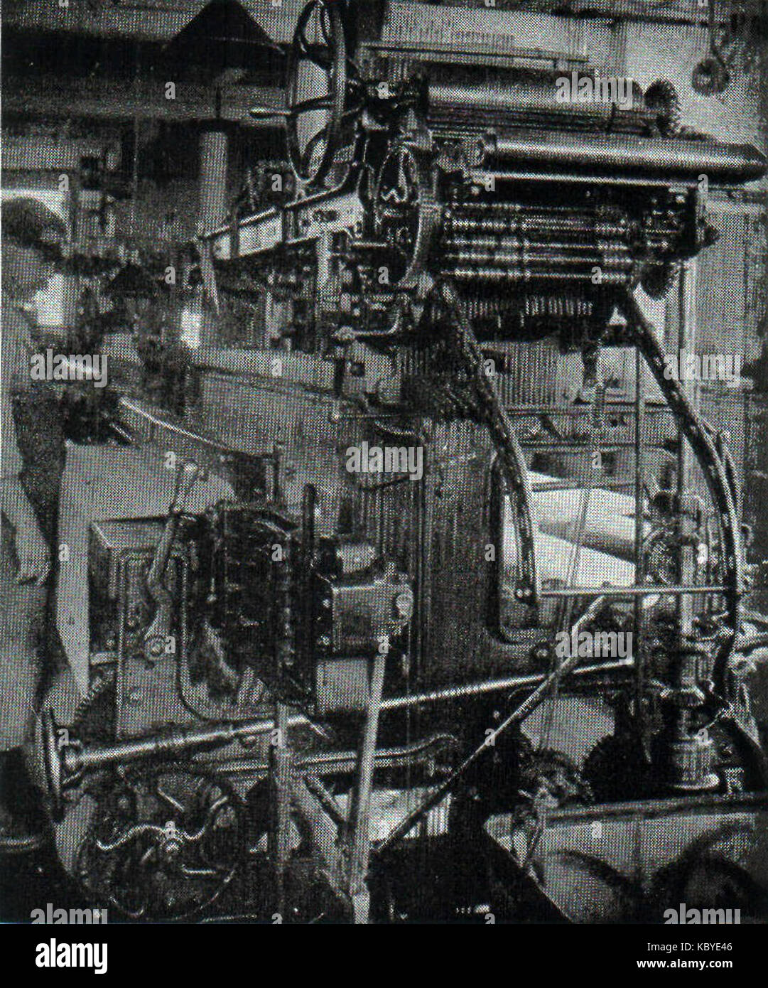 NSRW Story of Wool the loom Stock Photo - Alamy