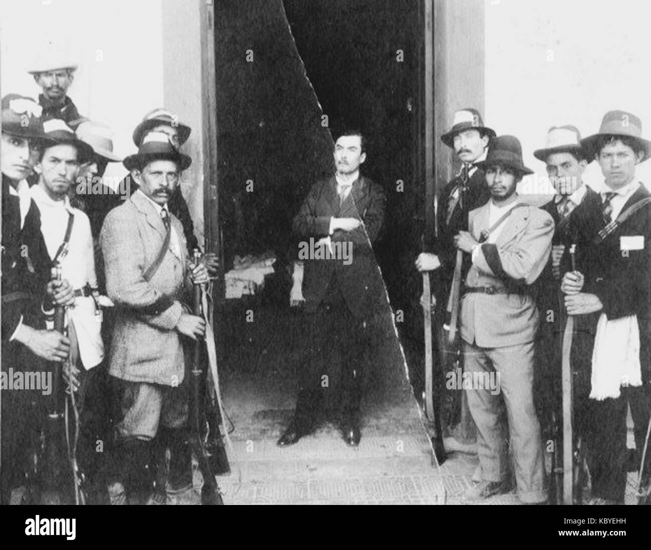 This image from 1920 features Santos Chocano, a prominent Peruvian poet ...